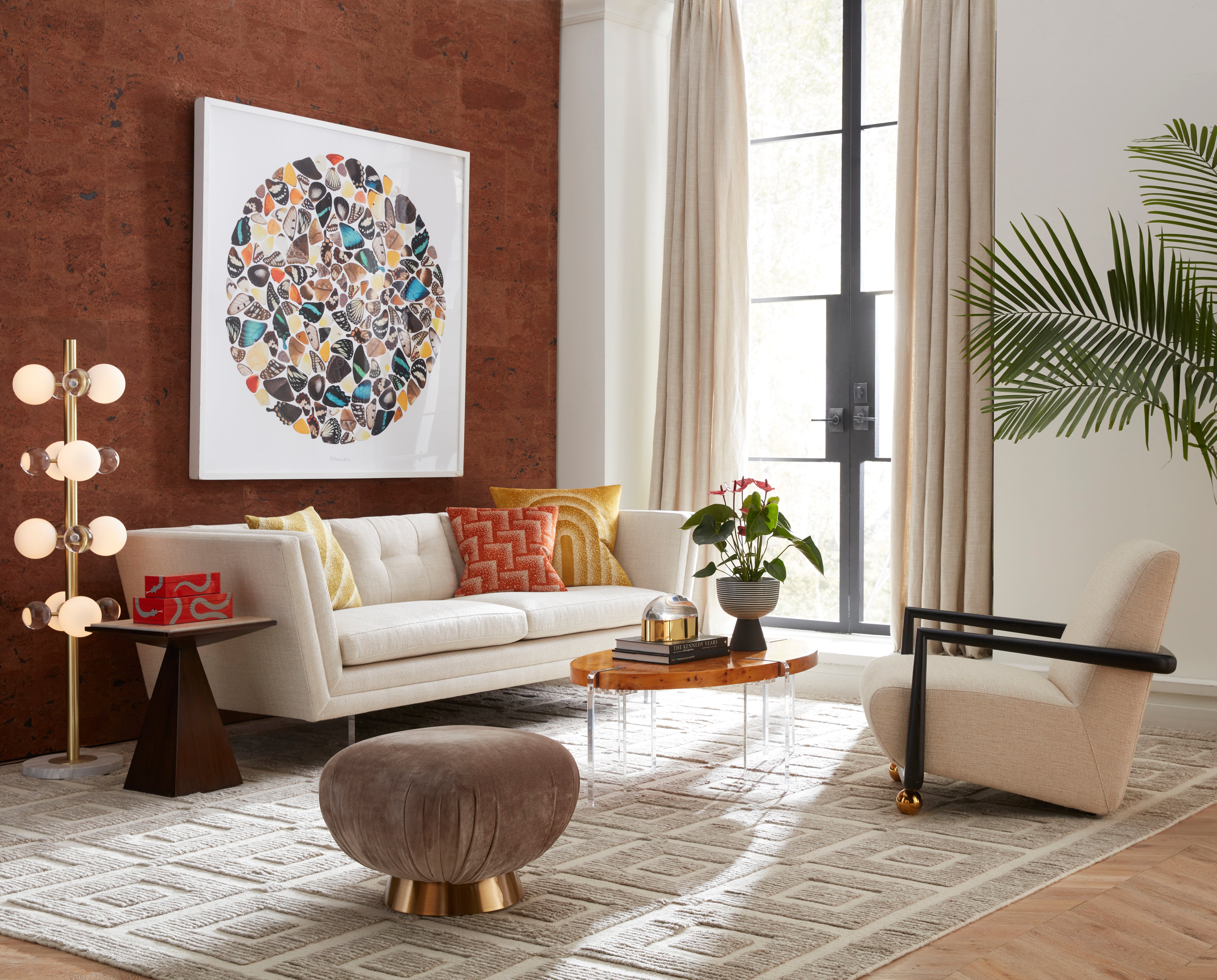 Jonathan Adler Bond Oval Coffee Table – Shropshire Design