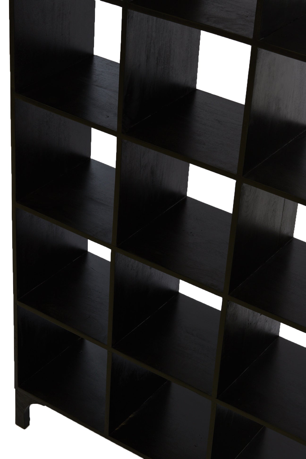 Light & Living Rayna Open Cabinet in Black Mango Wood – Shropshire Design