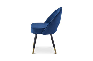 Berkeley Designs Hoxton Dining Chair in Blue Velvet – Set of 2 ...