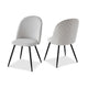 Berkeley Designs Soho Dining Chair in Light Grey – Set of 2 ...
