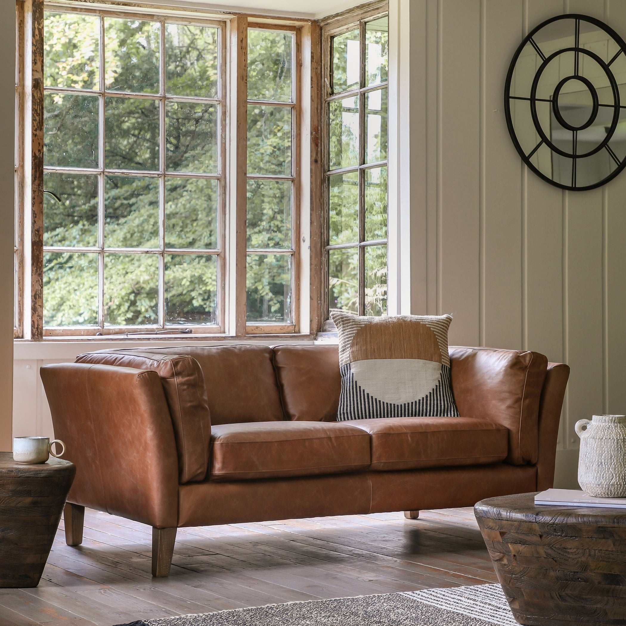 Camden Leather Sofa – 2 Seater – Shropshire Design
