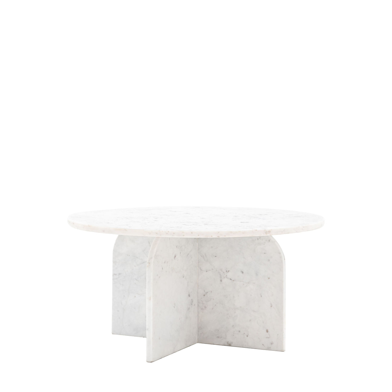 Corbin Coffee Table – White Marble – Shropshire Design