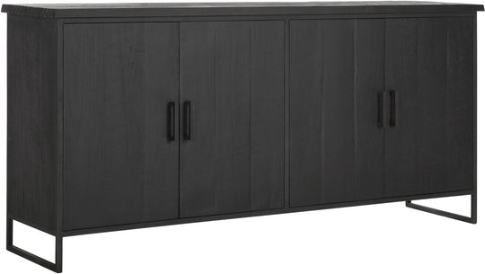 DTP Home Beam No.1 Sideboard with Black Finish – 4 Doors – Shropshire ...