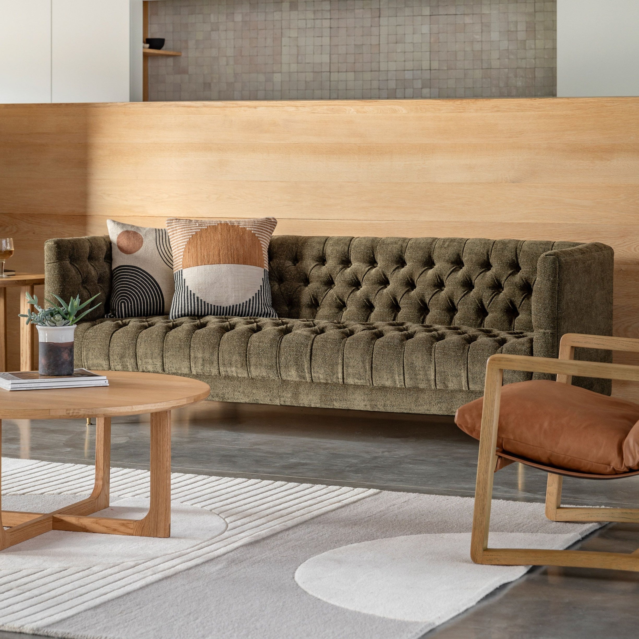 Darla Sofa – Moss Green – Shropshire Design