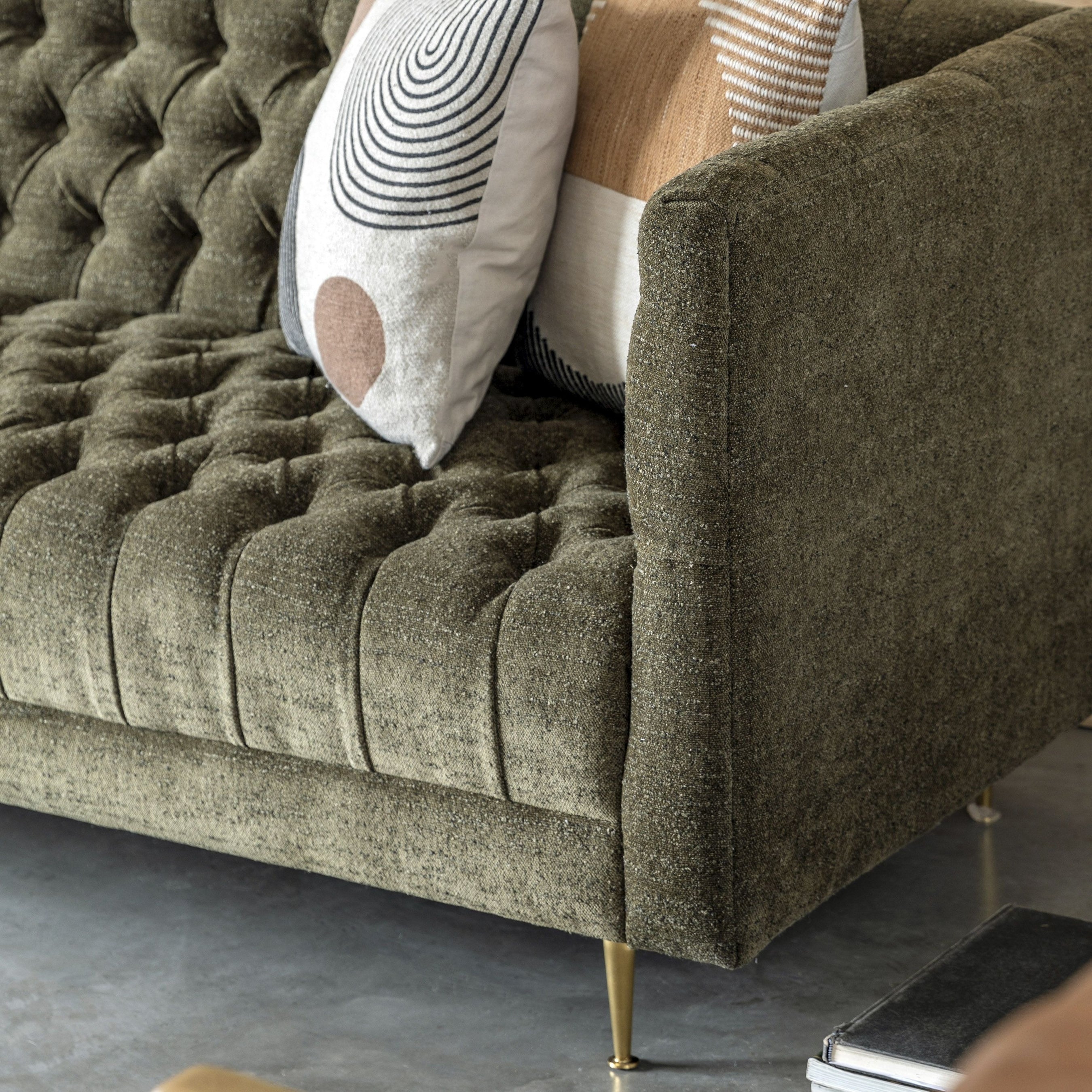 Darla Sofa – Moss Green – Shropshire Design