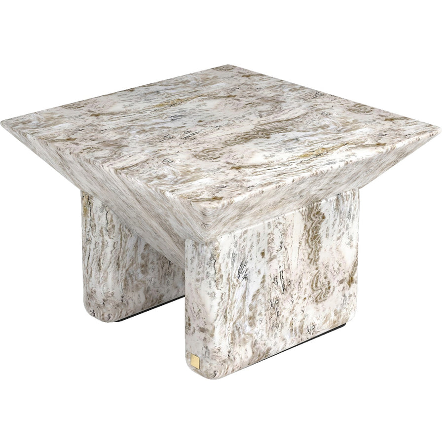 Echo Coffee Table – White Marble Effect – Shropshire Design