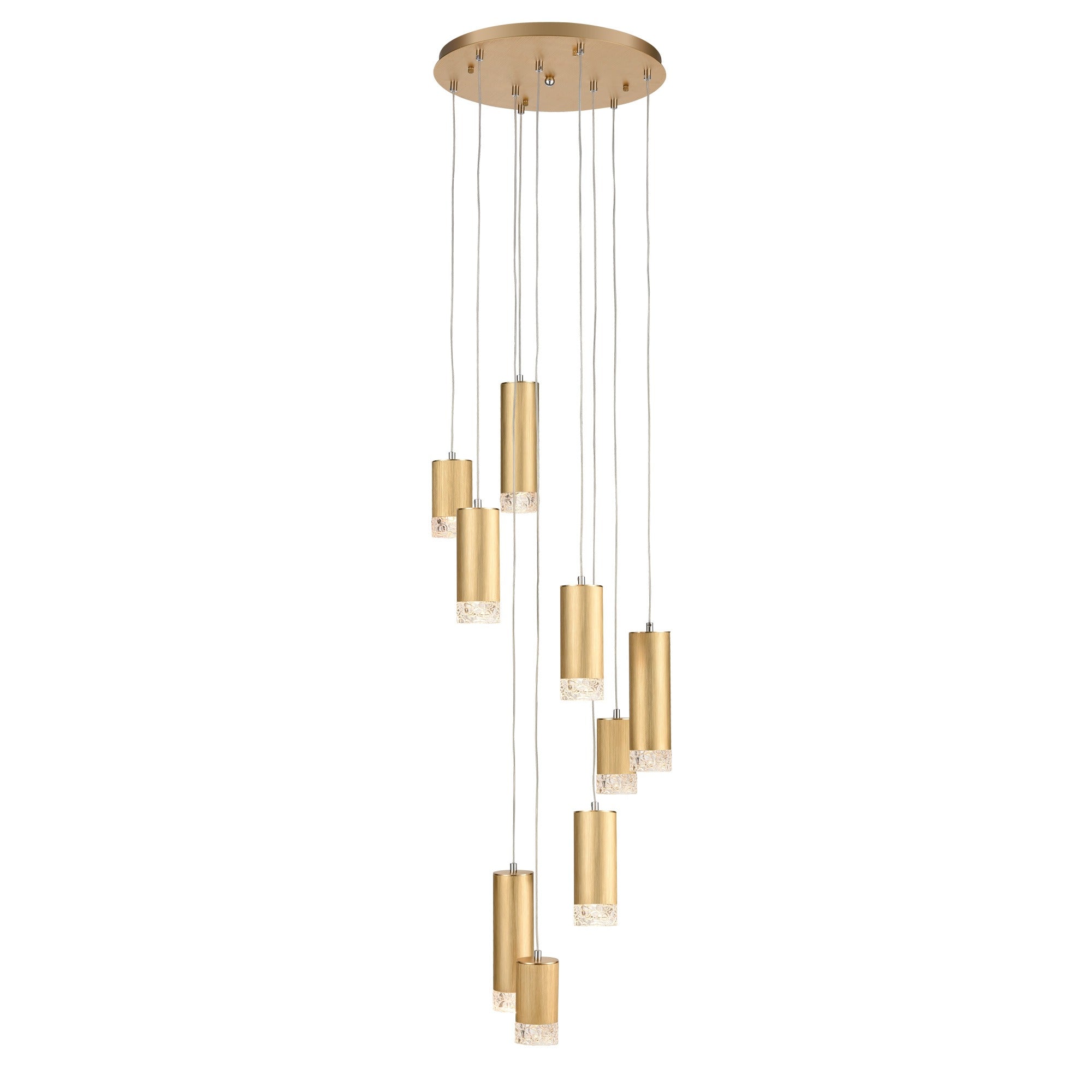 Franklite Cordelia 9 Light Spreader - Satin Gold – Shropshire Design