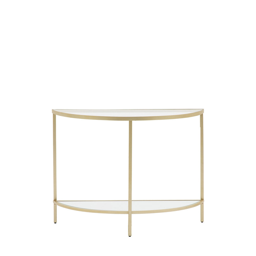 Hensley Console Table Champagne Gold