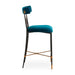 Jonathan Adler Rider Counter Stool – Rialto Peacock Velvet – Shropshire ...