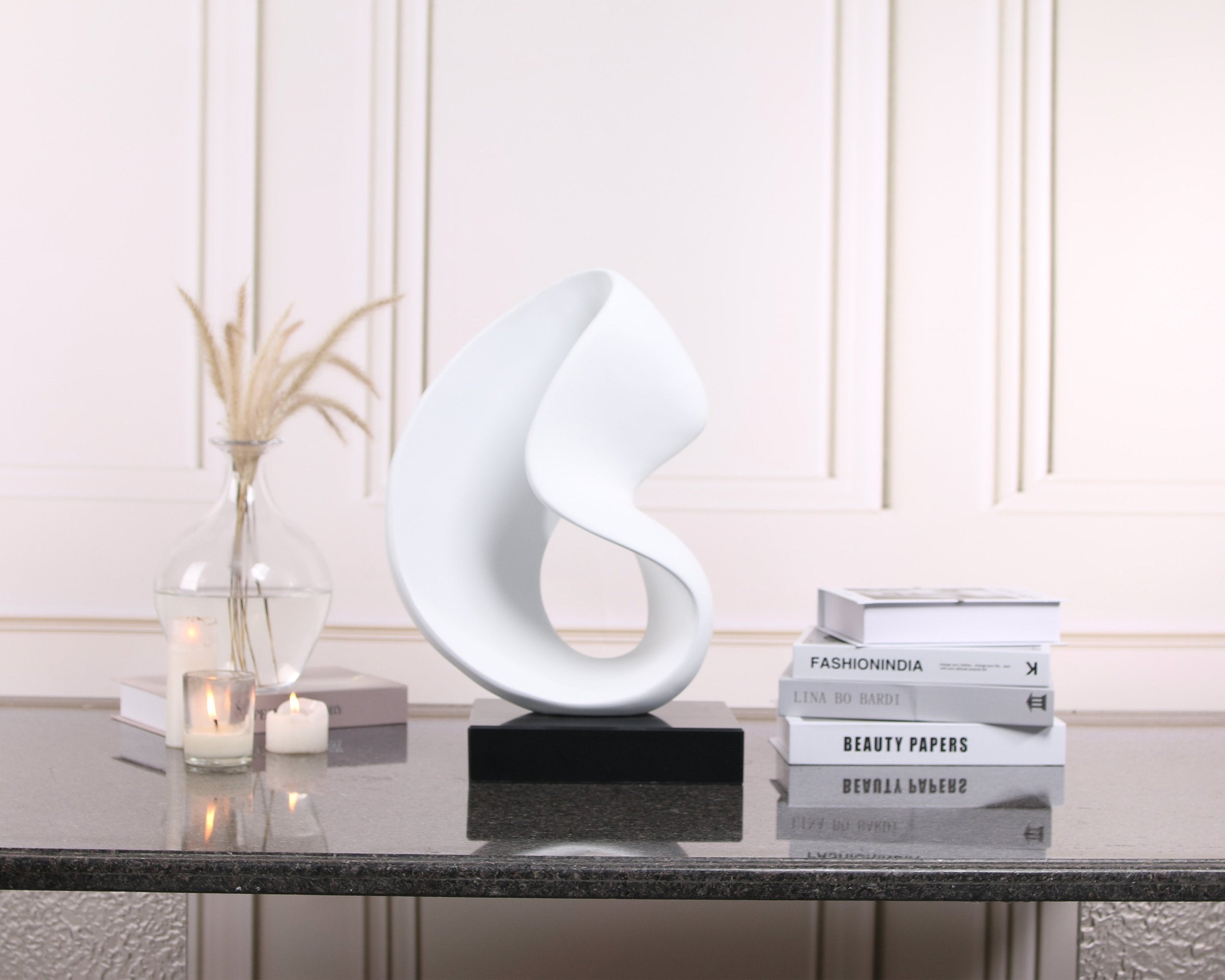 Liang & Eimil Lorenzo Sculpture – Black and White – Shropshire Design