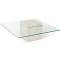 Liang & Eimil Rock Coffee Table in Beige Faux Marble – Shropshire Design