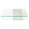 Liang & Eimil Rock Coffee Table in Beige Faux Marble – Shropshire Design