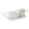 Liang & Eimil Rock Coffee Table in Beige Faux Marble – Shropshire Design