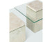Liang & Eimil Rock Coffee Table in Beige Faux Marble – Shropshire Design