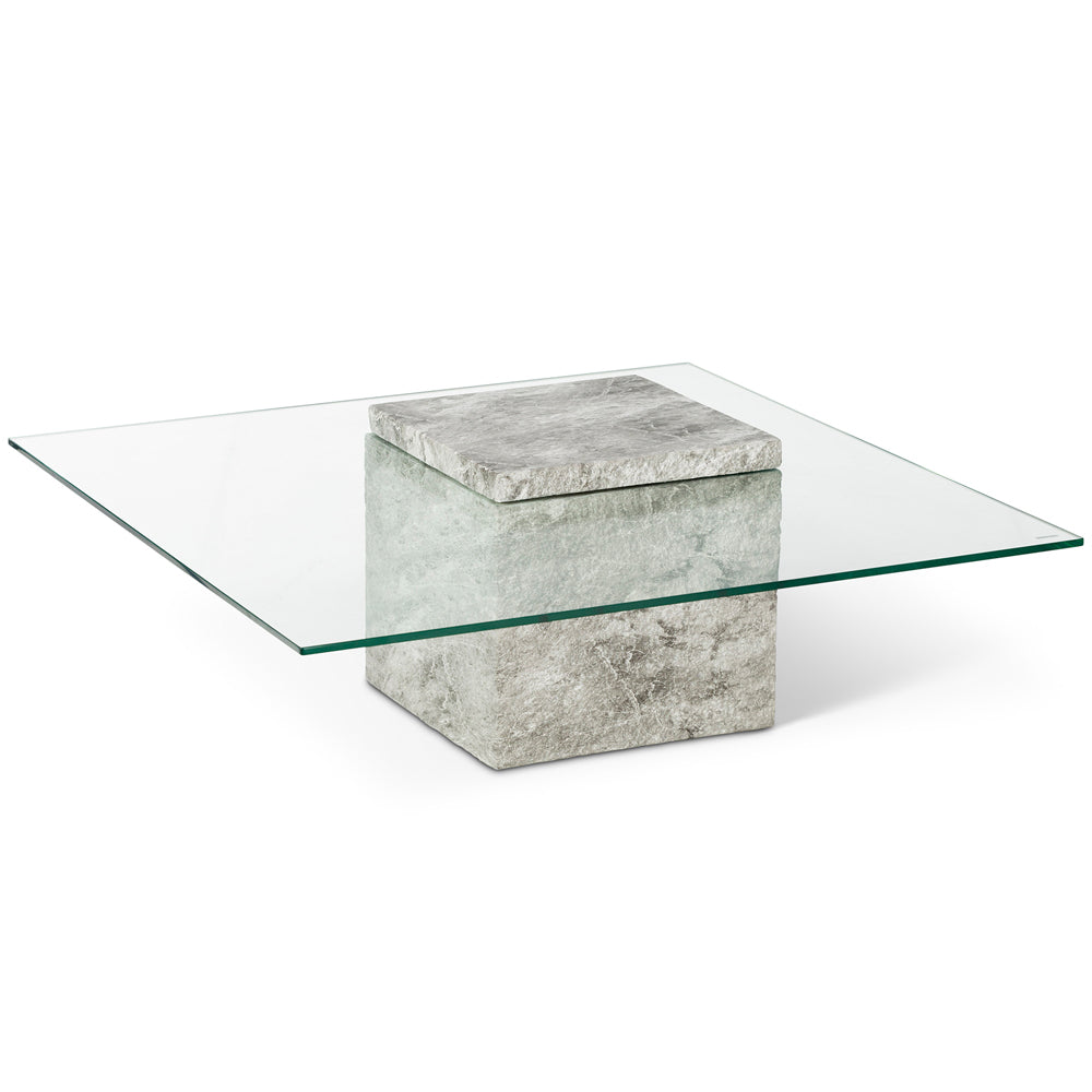 Liang & Eimil Rock Coffee Table in Faux Marble – Concrete Grey ...