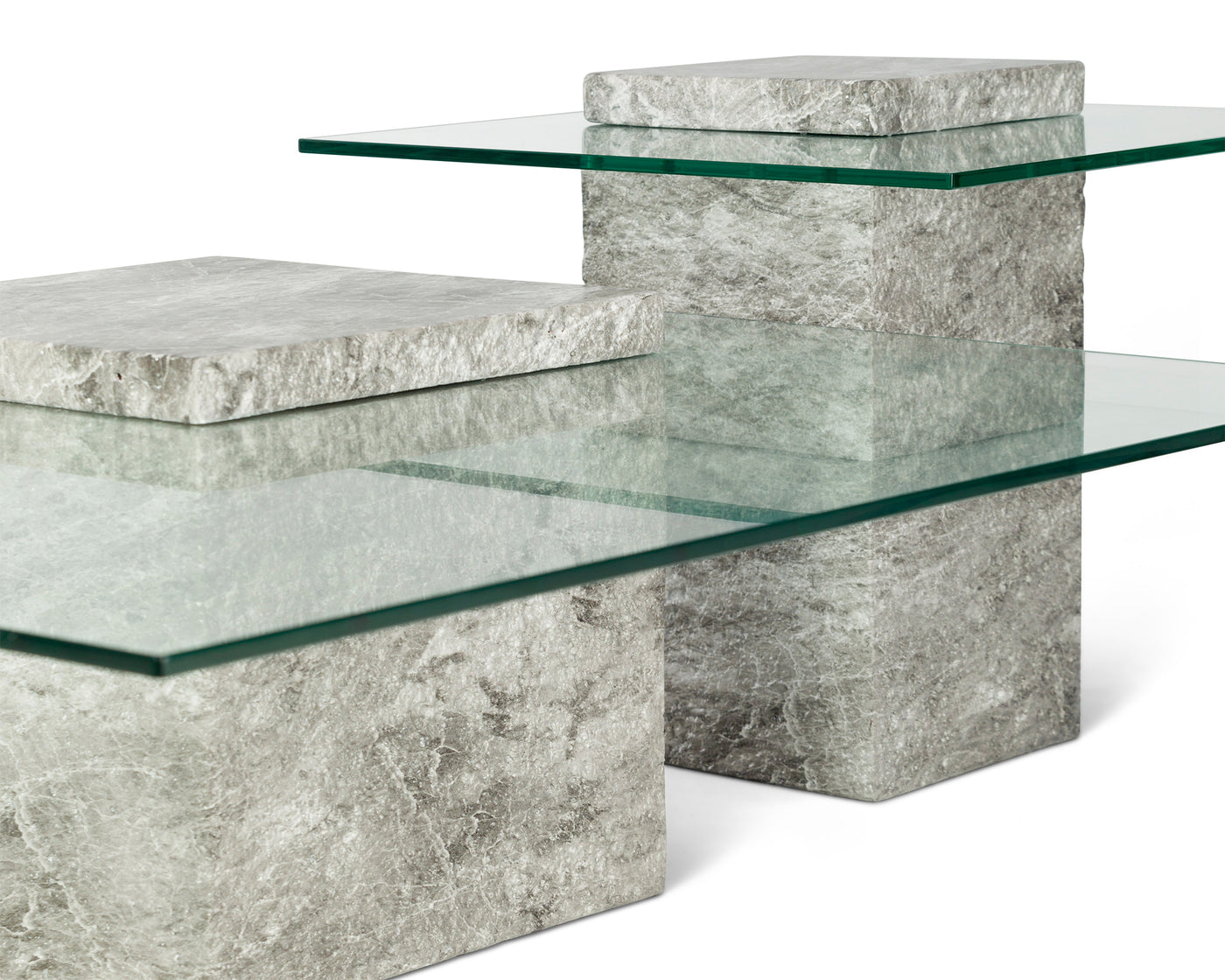 Liang & Eimil Rock Coffee Table in Faux Marble – Concrete Grey ...