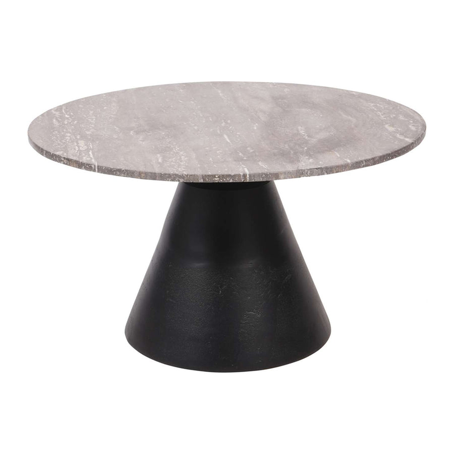 Libra Interiors Clifton II Coffee Table in Charcoal Black and Traverti ...