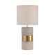 Libra Interiors Concrete and Gold Table Lamp – Shropshire Design