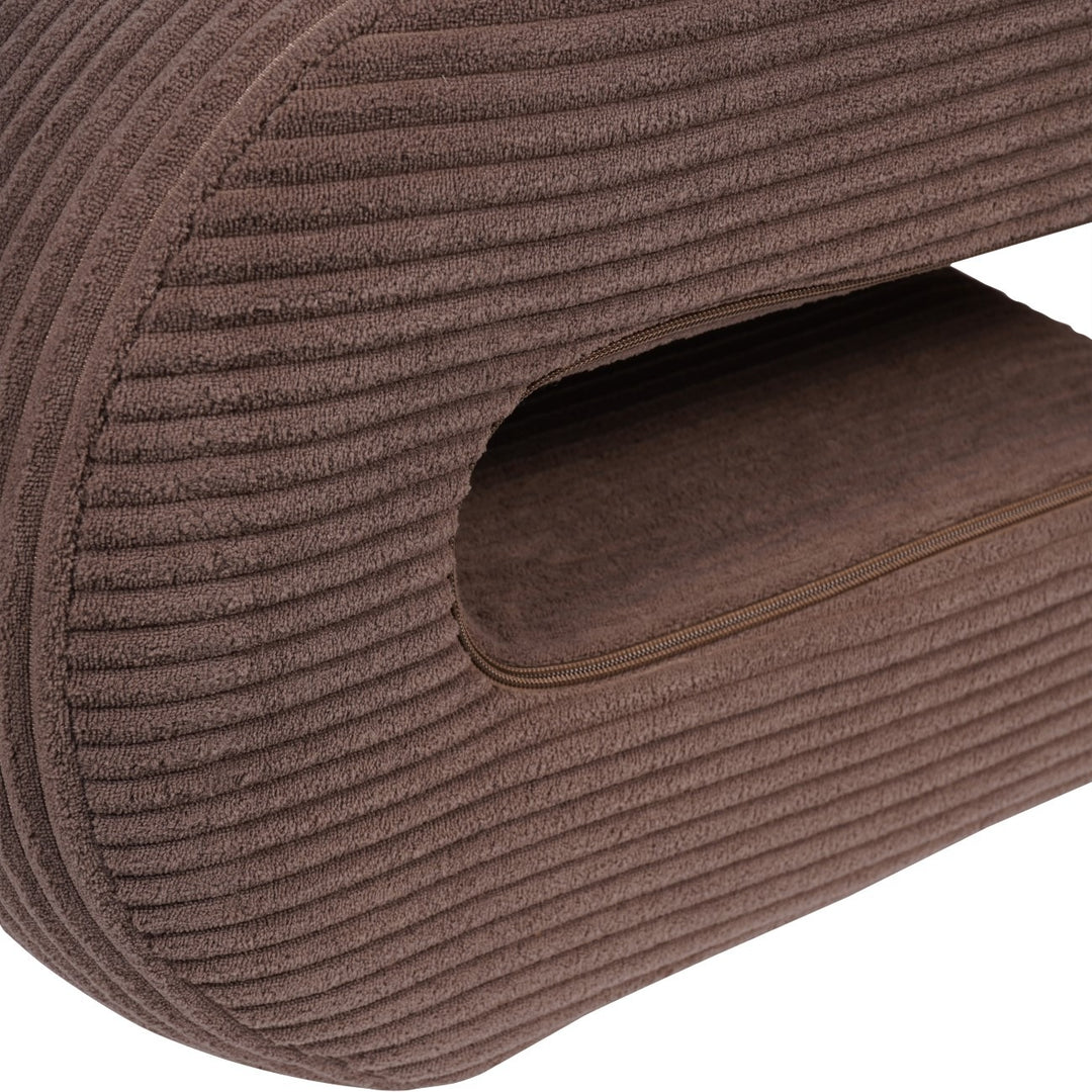 Libra Interiors Ellis Chair – Brown Corduroy – Shropshire Design