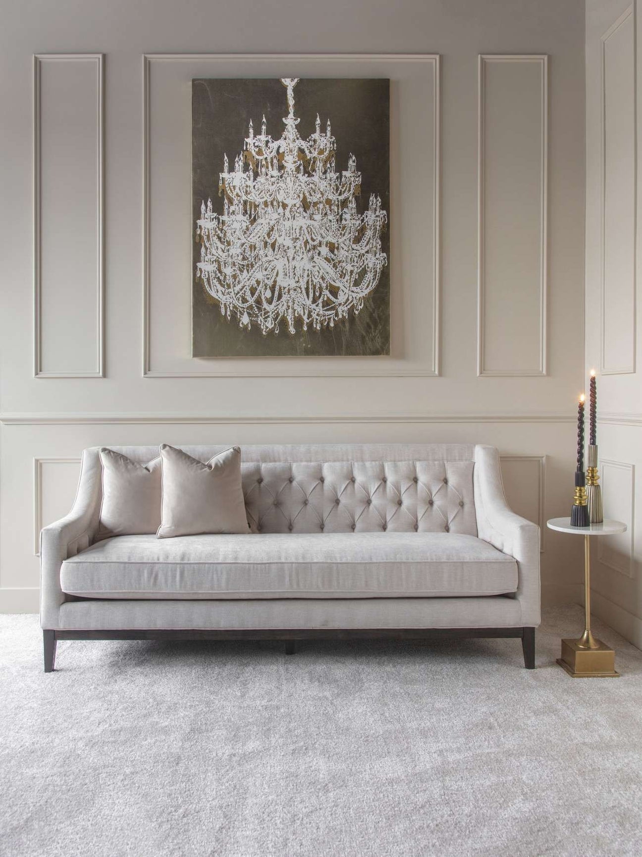 Libra Interiors Theodore Sofa – Ivory Fabric – Shropshire Design