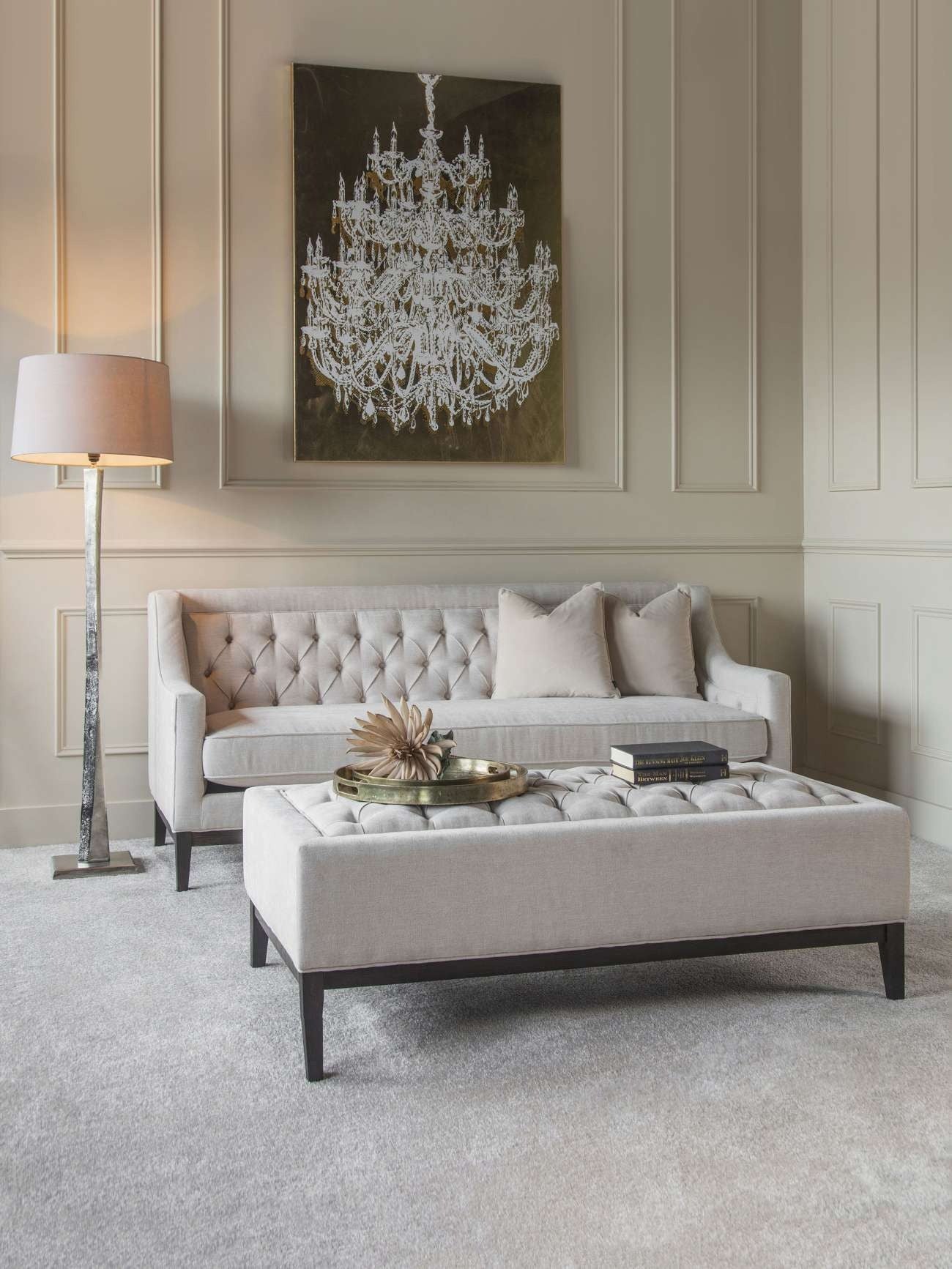 Libra Interiors Theodore Sofa – Ivory Fabric – Shropshire Design