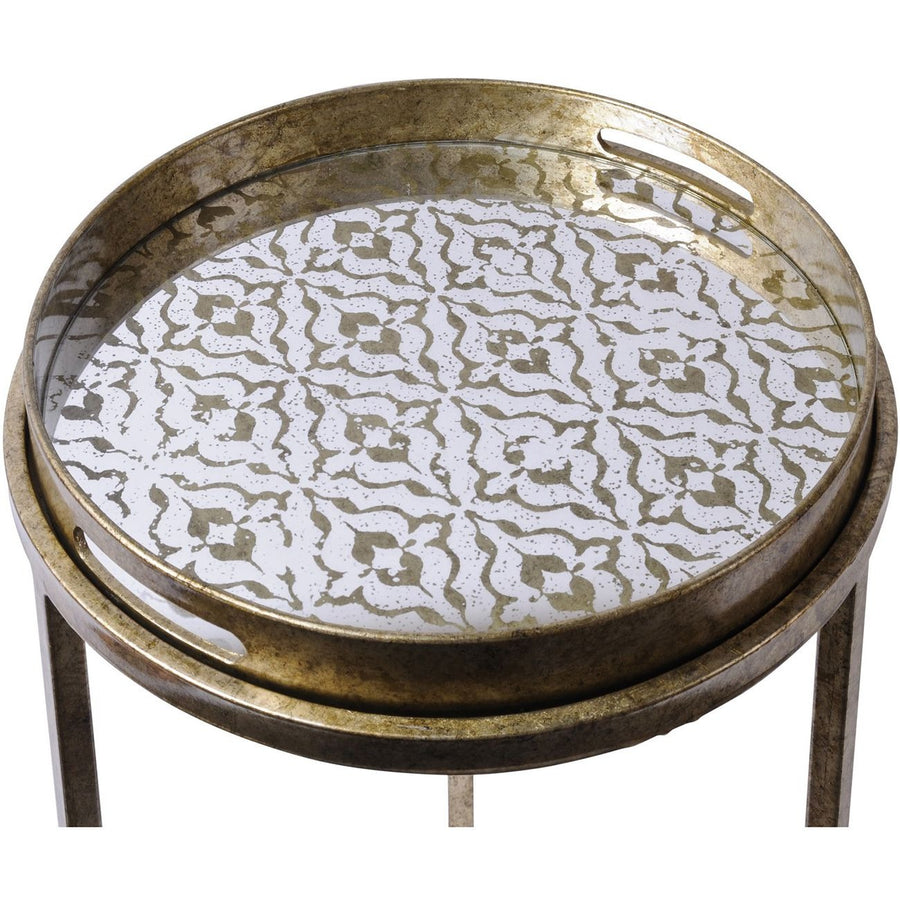 Libra Interiors Vienna Diamond Side Table – Set of 2 – Shropshire Design