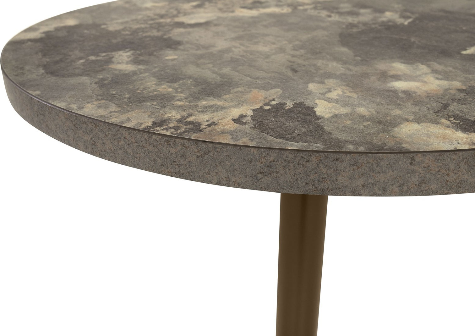 Mabel Round Dining Table – Slate – 70cm – Shropshire Design
