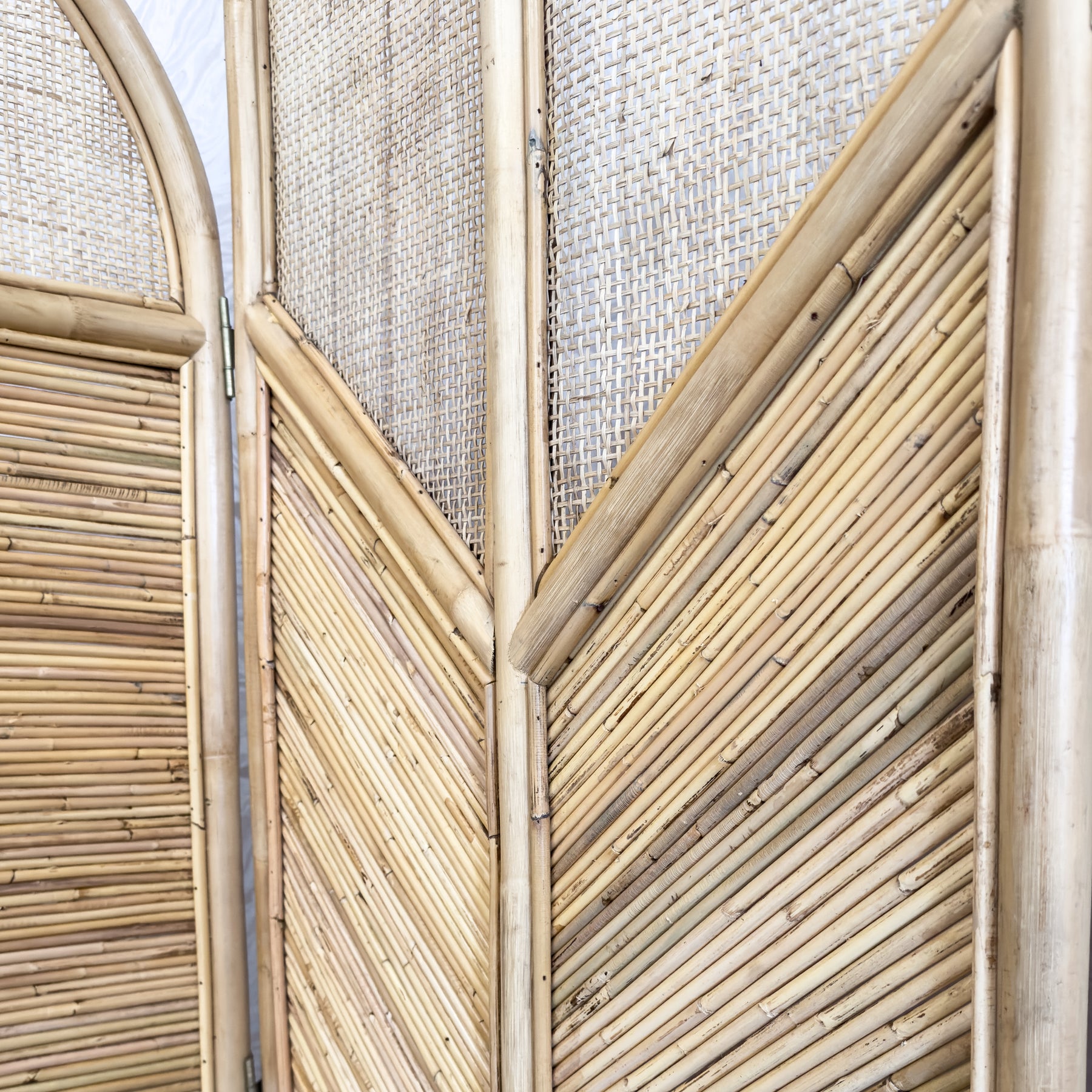 Mahina Eva 3 Panel Rattan Screen – Shropshire Design