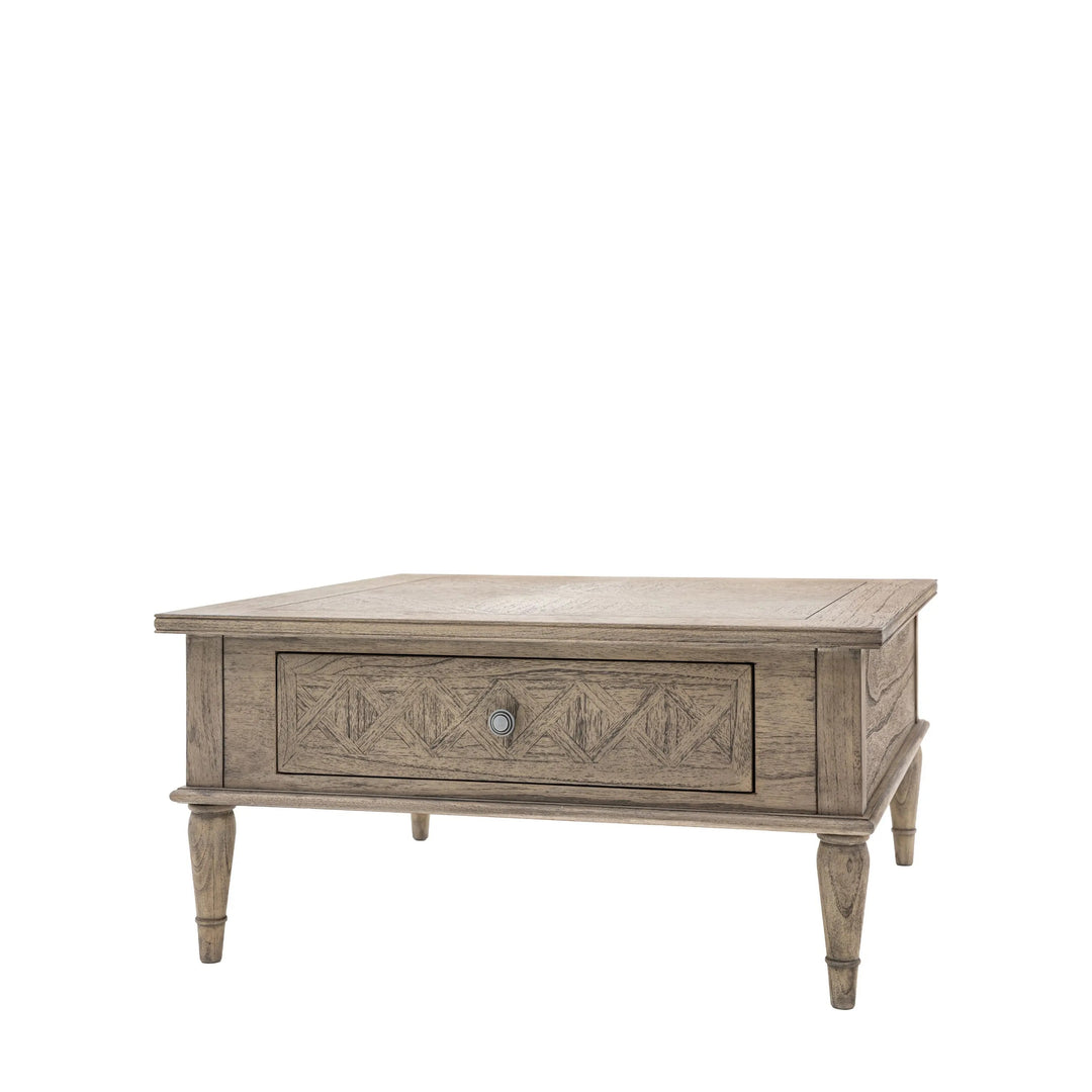 Marina Square Coffee Table – 2 Drawers – Shropshire Design