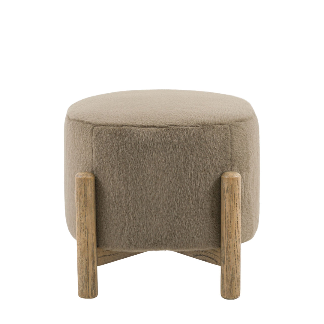 Milo Footstool - Alaska Khaki – Shropshire Design