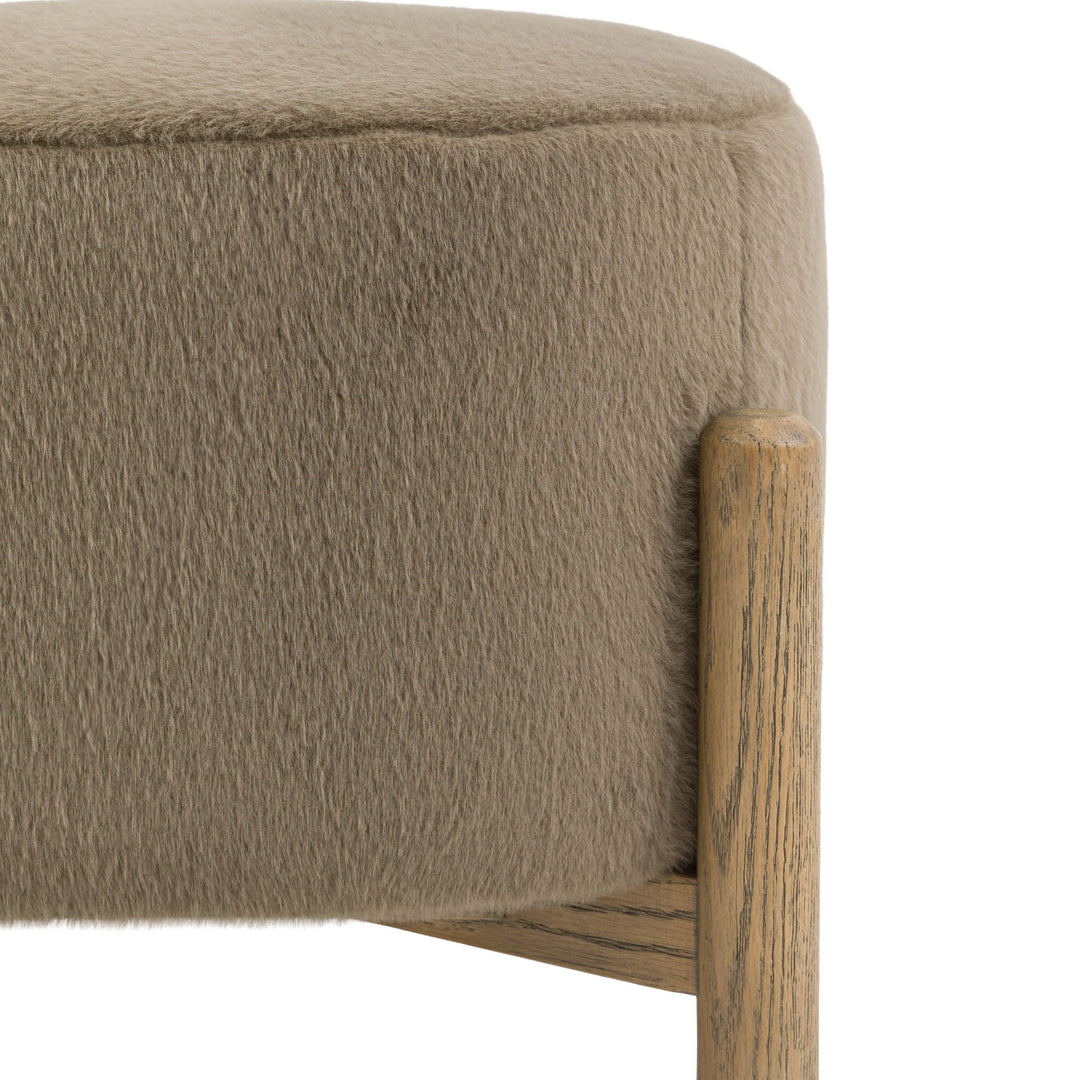 Milo Footstool - Alaska Khaki – Shropshire Design