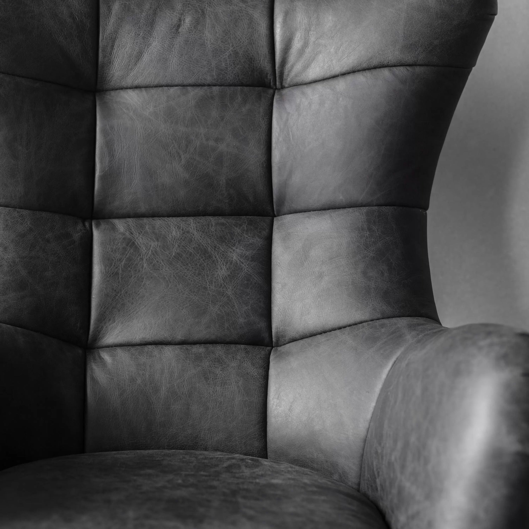Orbit Swivel Chair – Antique Ebony – Shropshire Design