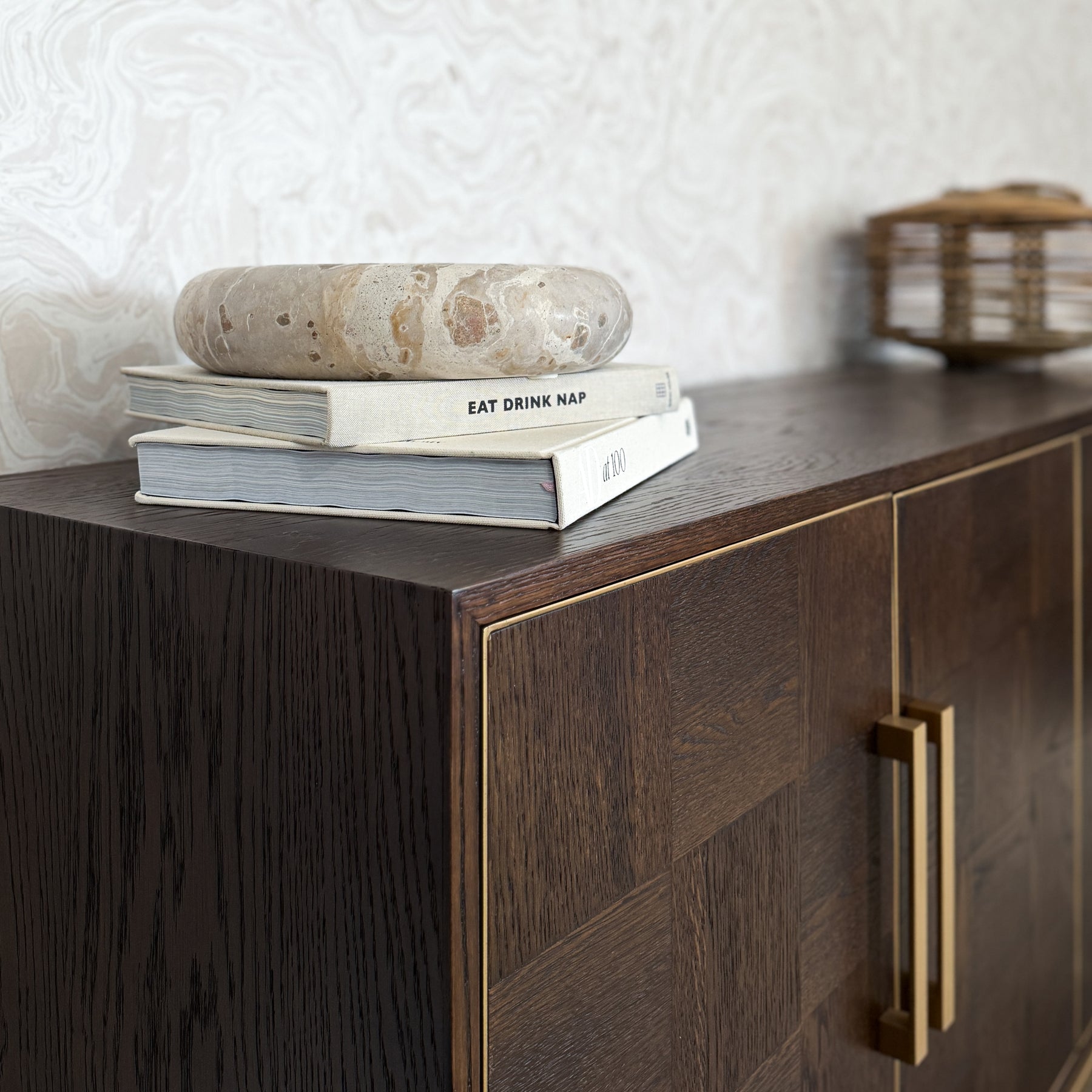 Pellaquia Sideboard with Parquet Design – Shropshire Design