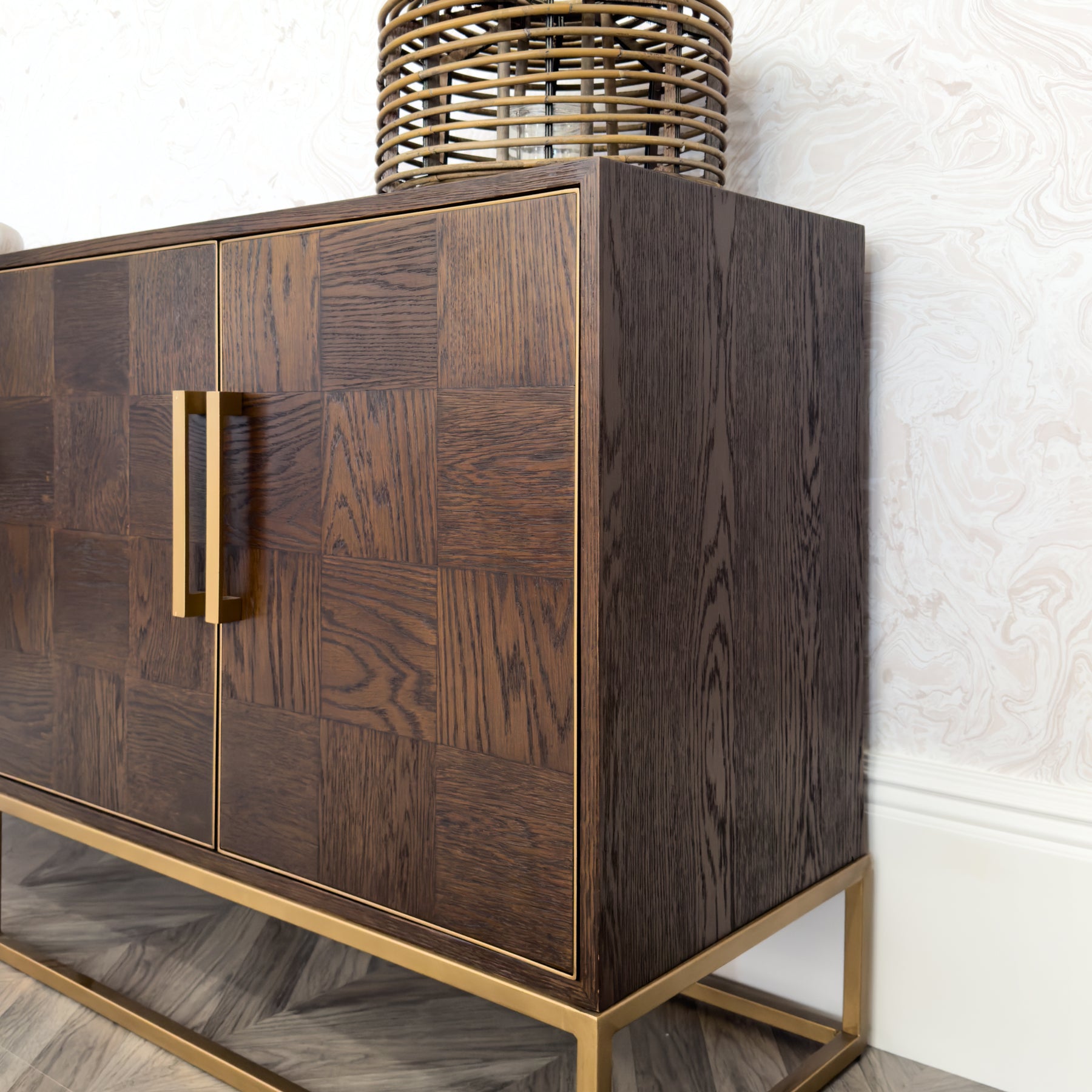 Pellaquia Sideboard with Parquet Design – Shropshire Design