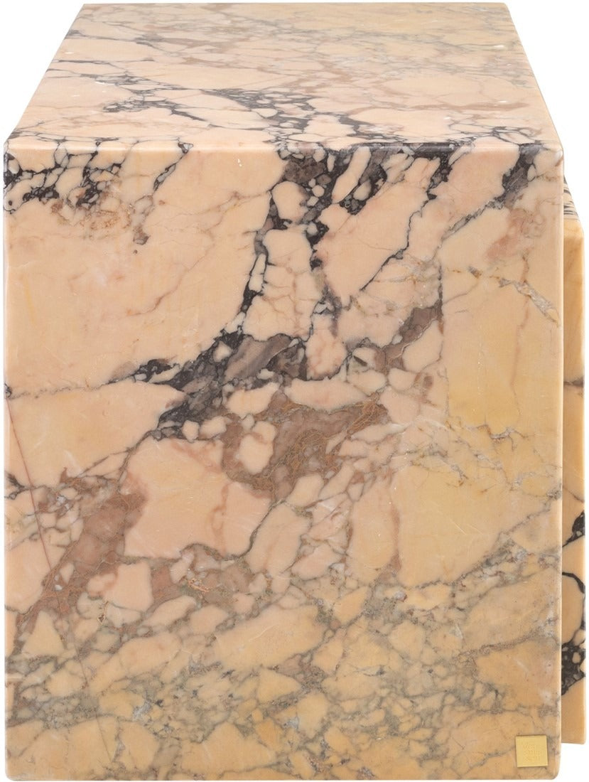 Prescott Nesting Table – Purple Breccia Marble – Shropshire Design