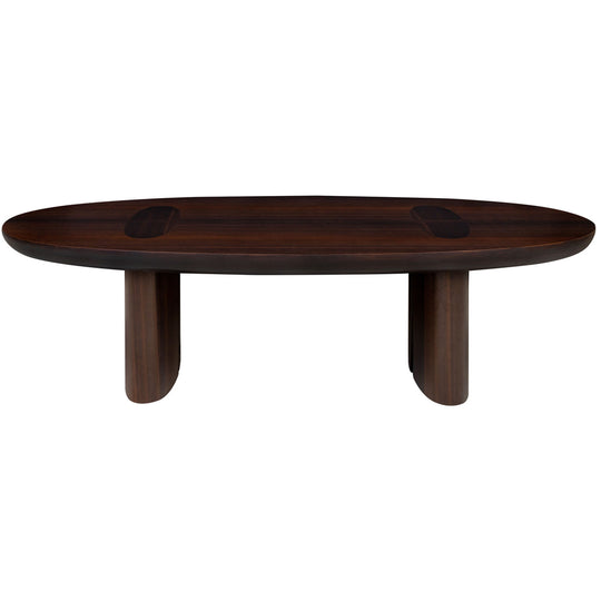 Raylen Coffee Table in Smoked Eucalyptus Veneer – Large – Shropshire Design
