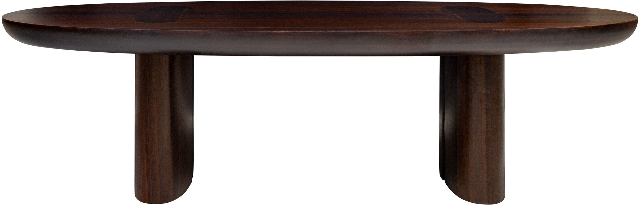 Raylen Coffee Table in Smoked Eucalyptus Veneer – Large – Shropshire Design