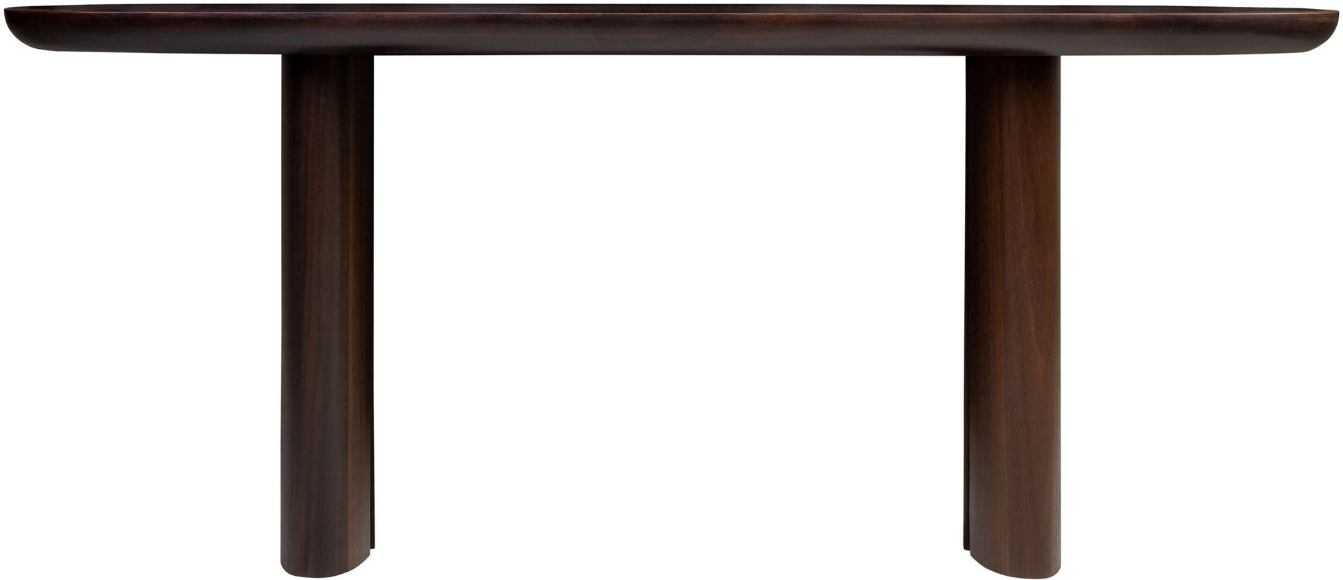 Raylen Console Table in Smoked Eucalyptus Veneer – Large – Shropshire ...