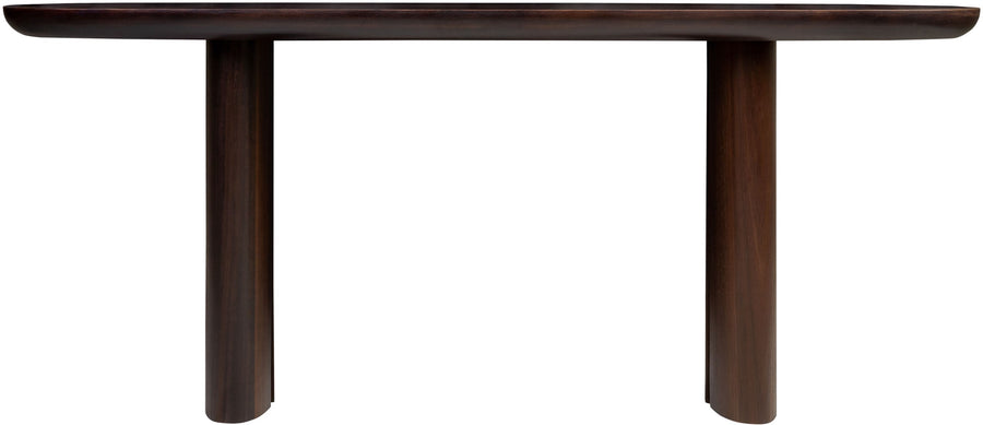 Raylen Console Table in Smoked Eucalyptus Veneer – Large – Shropshire ...