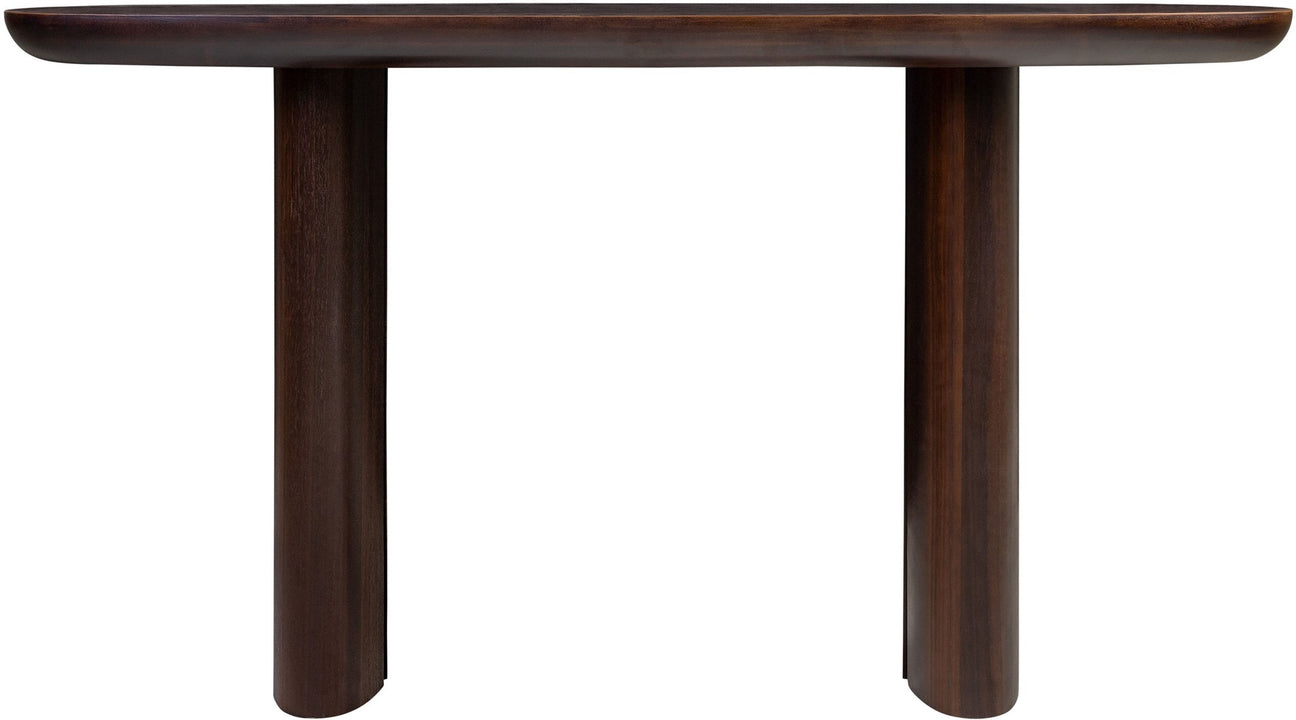 Raylen Console Table in Smoked Eucalyptus Veneer – Small – Shropshire ...