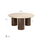 Richmond Interiors Douglas Round Coffee Table – Shropshire Design