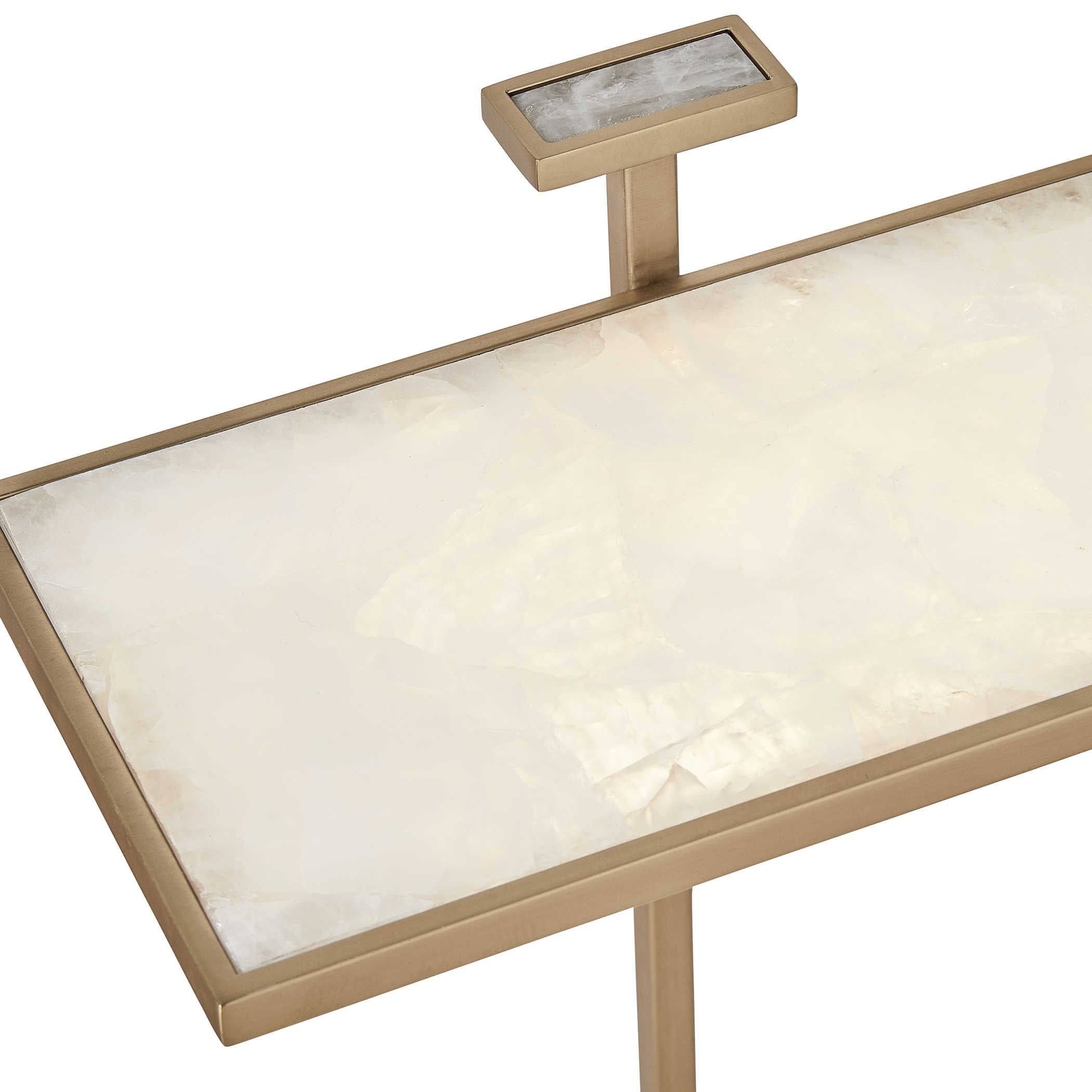 Uttermost Black Label Jewel Pull Up Accent Table – Rectangle ...