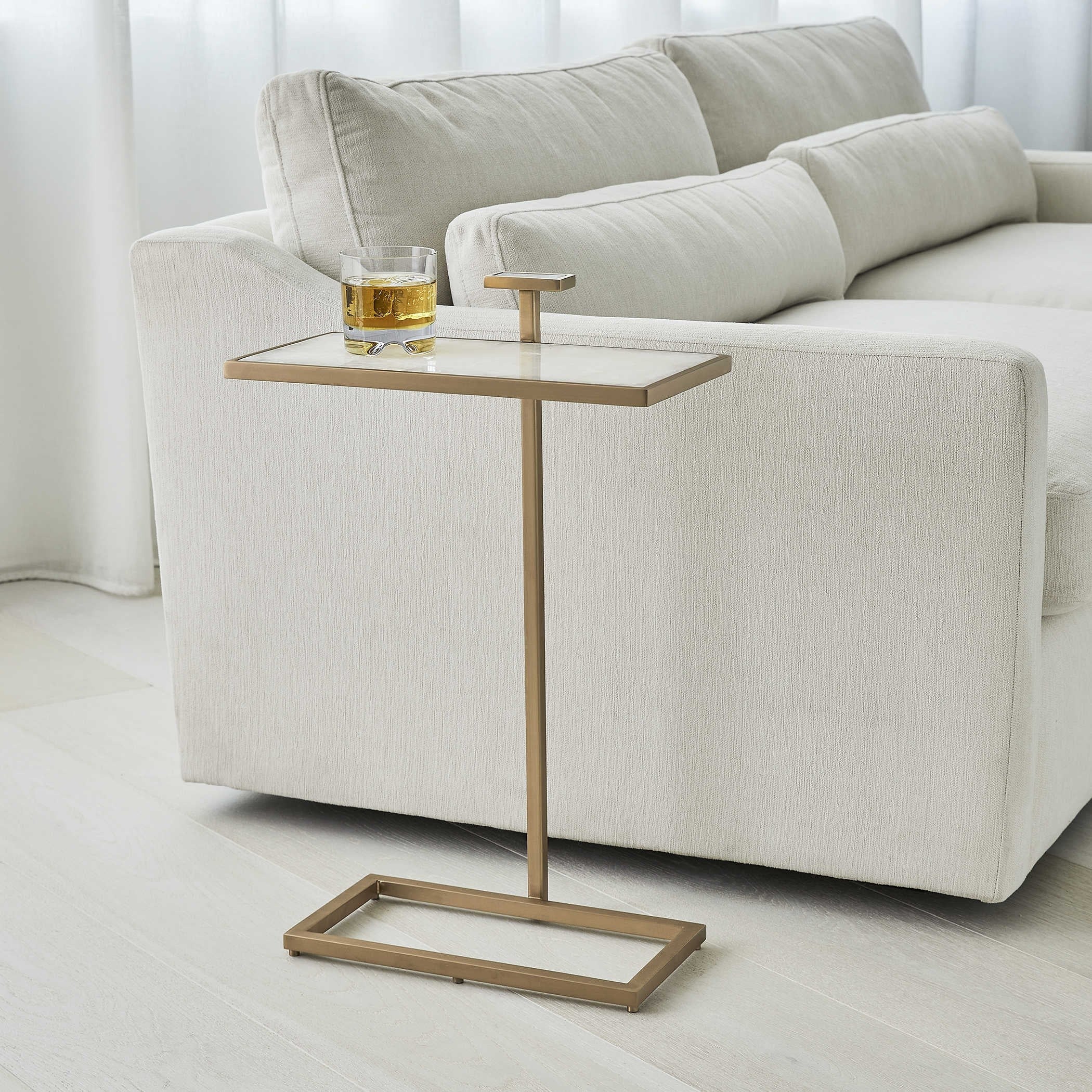 Uttermost Black Label Jewel Pull Up Accent Table – Rectangle ...