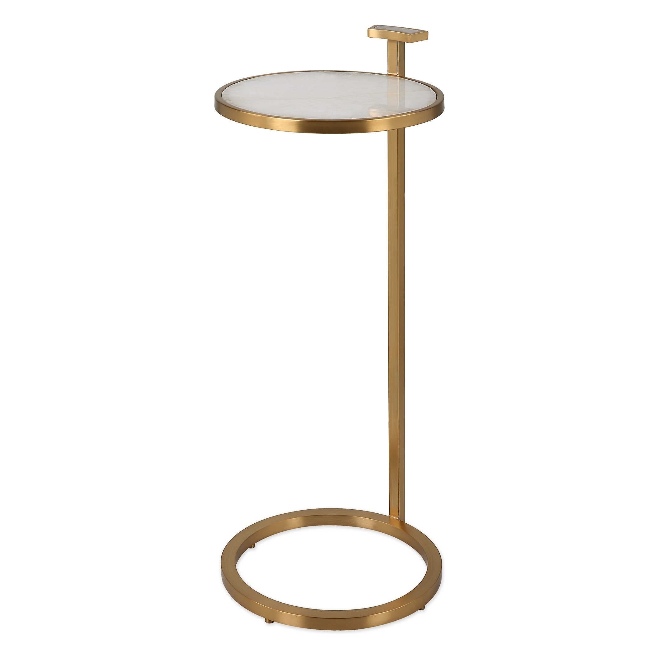 Uttermost Black Label Jewel Pull Up Accent Table – Round – Shropshire ...