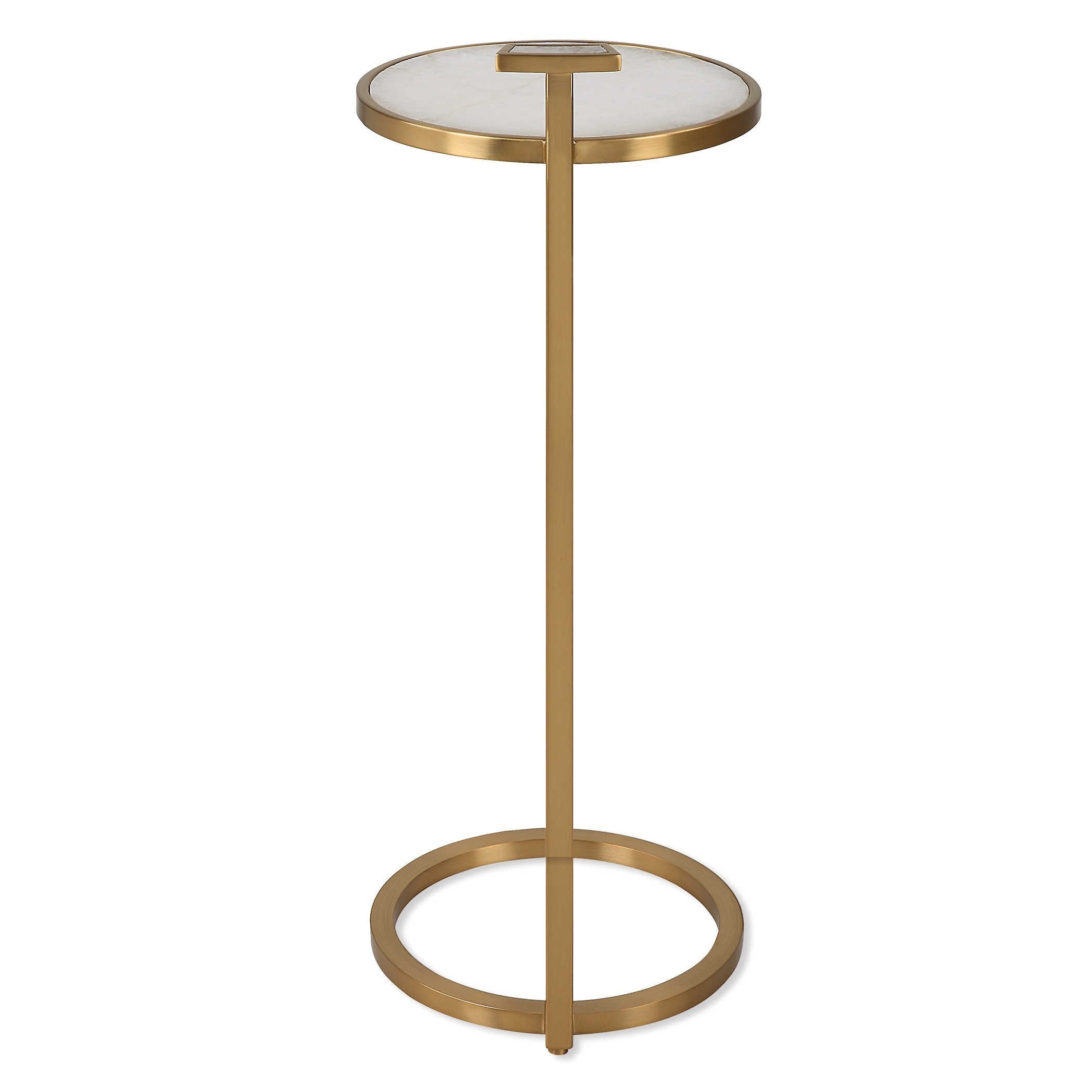 Uttermost Black Label Jewel Pull Up Accent Table – Round – Shropshire ...