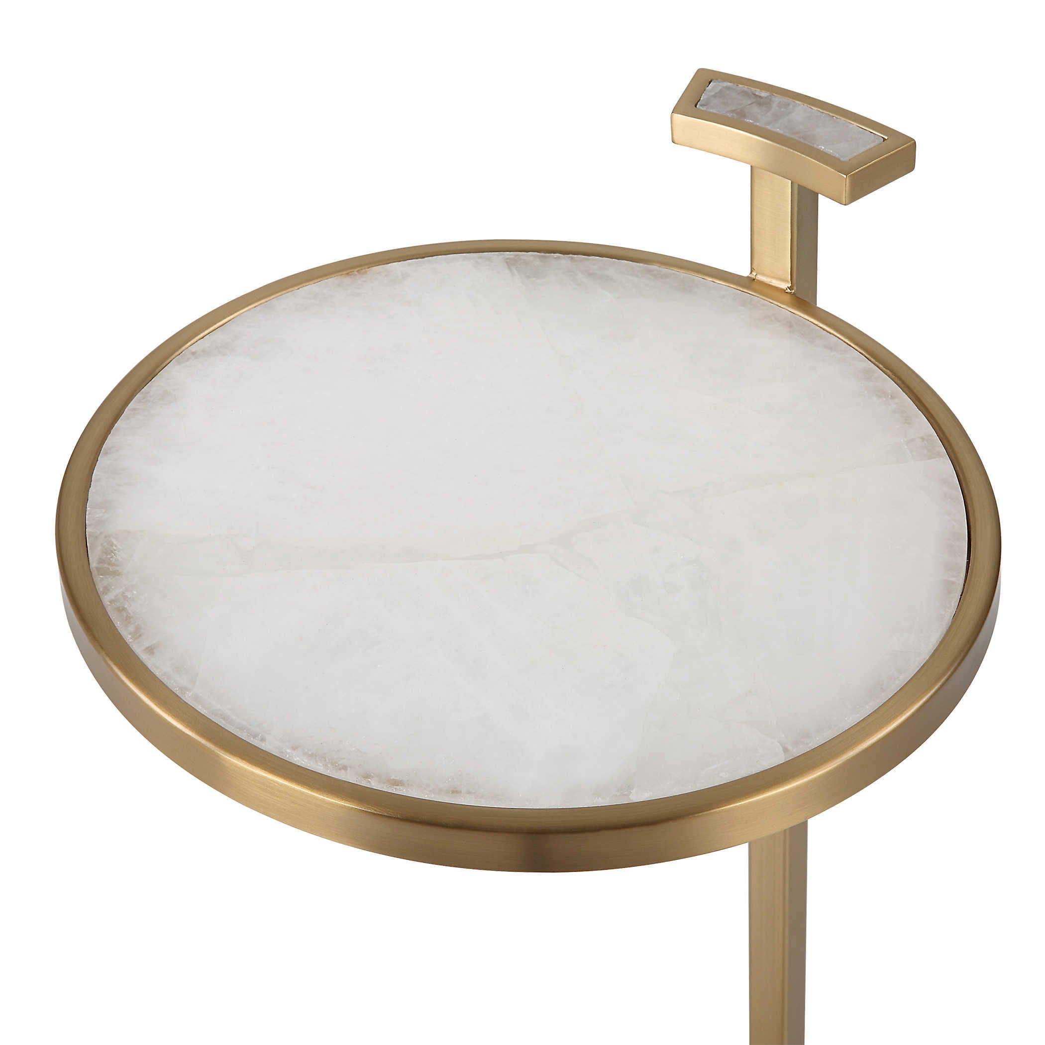 Uttermost Black Label Jewel Pull Up Accent Table – Round – Shropshire ...