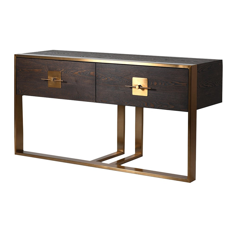 Artemis Console Table made from Wood and Steel – Shropshire Design