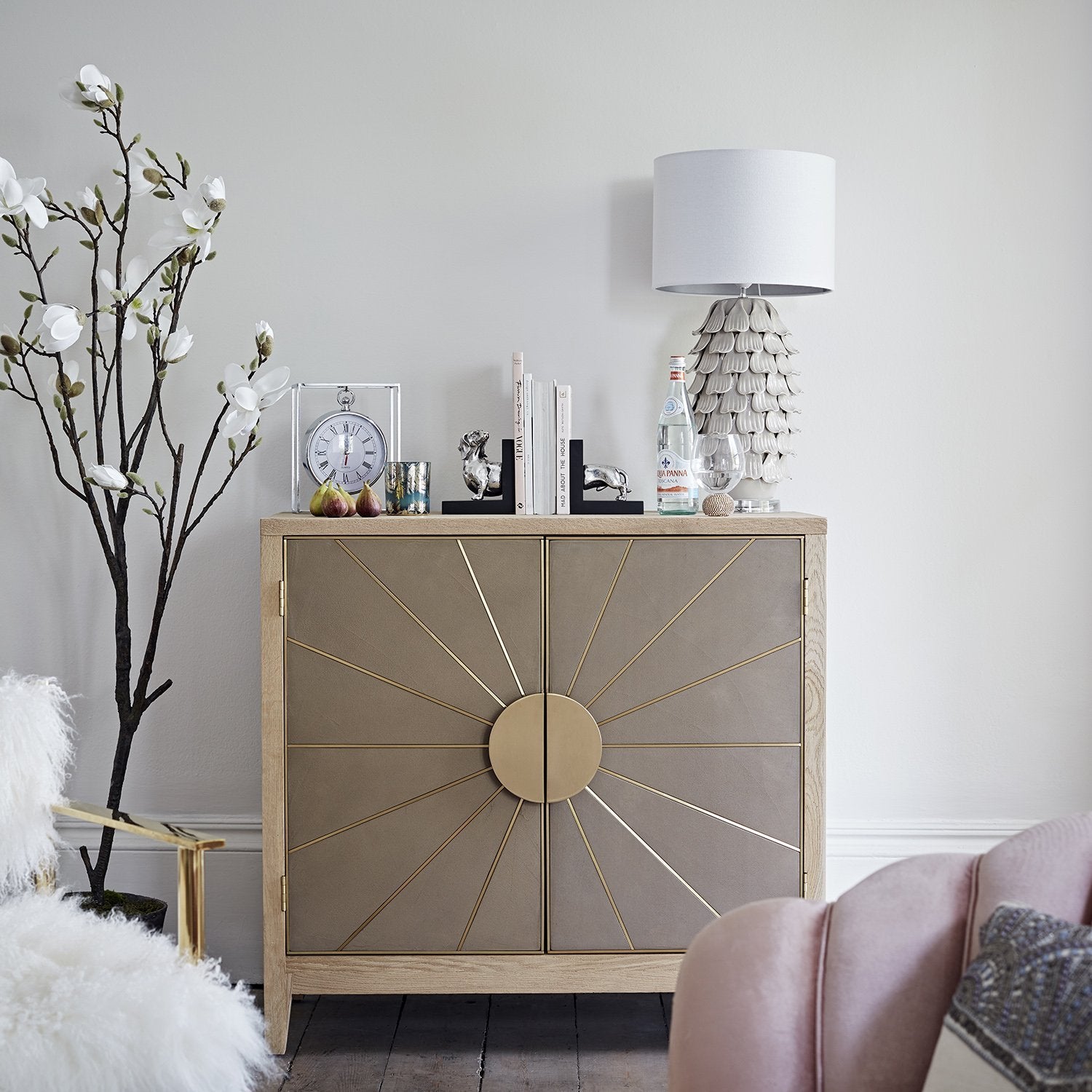 Balust Small Sunburst Sideboard – Shropshire Design