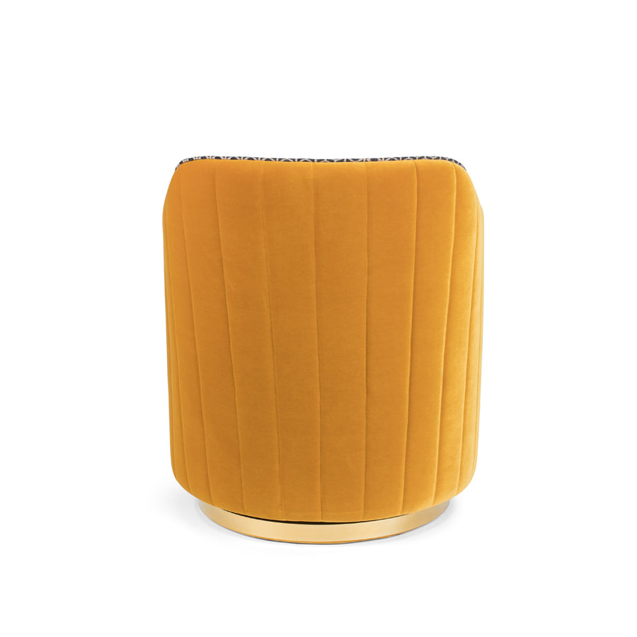 Bold Monkey Sassy Granny Lounge Chair in Ochre – Shropshire Design