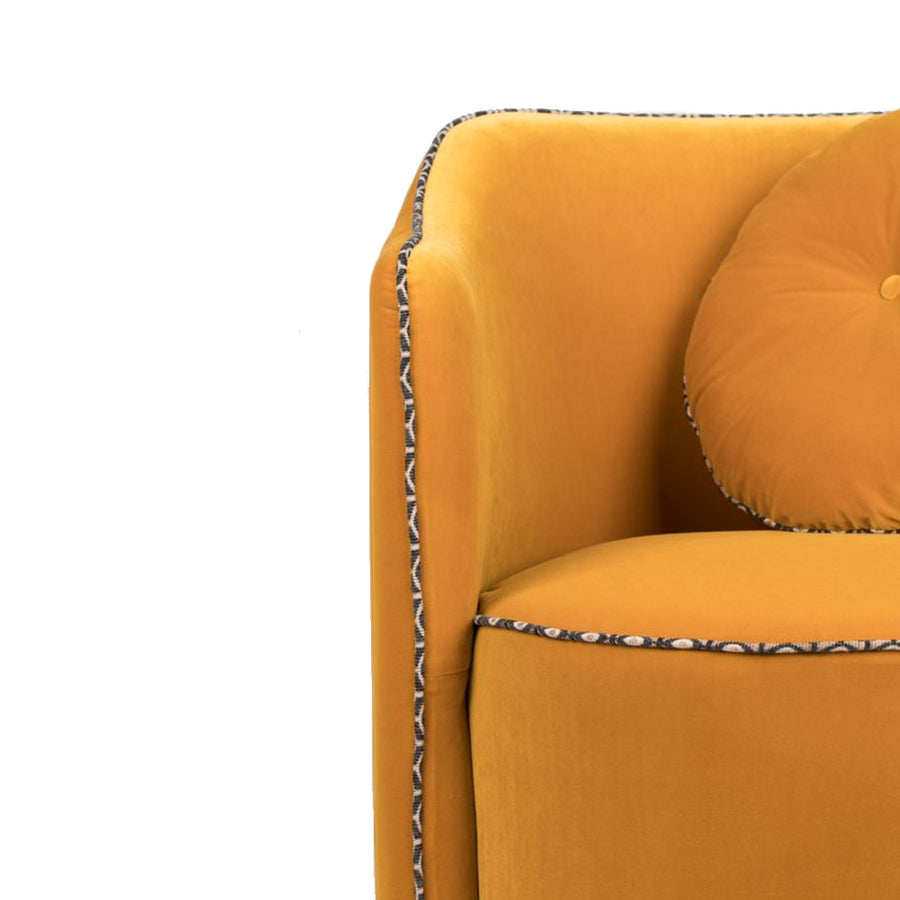 Bold Monkey Sassy Granny Lounge Chair in Ochre – Shropshire Design